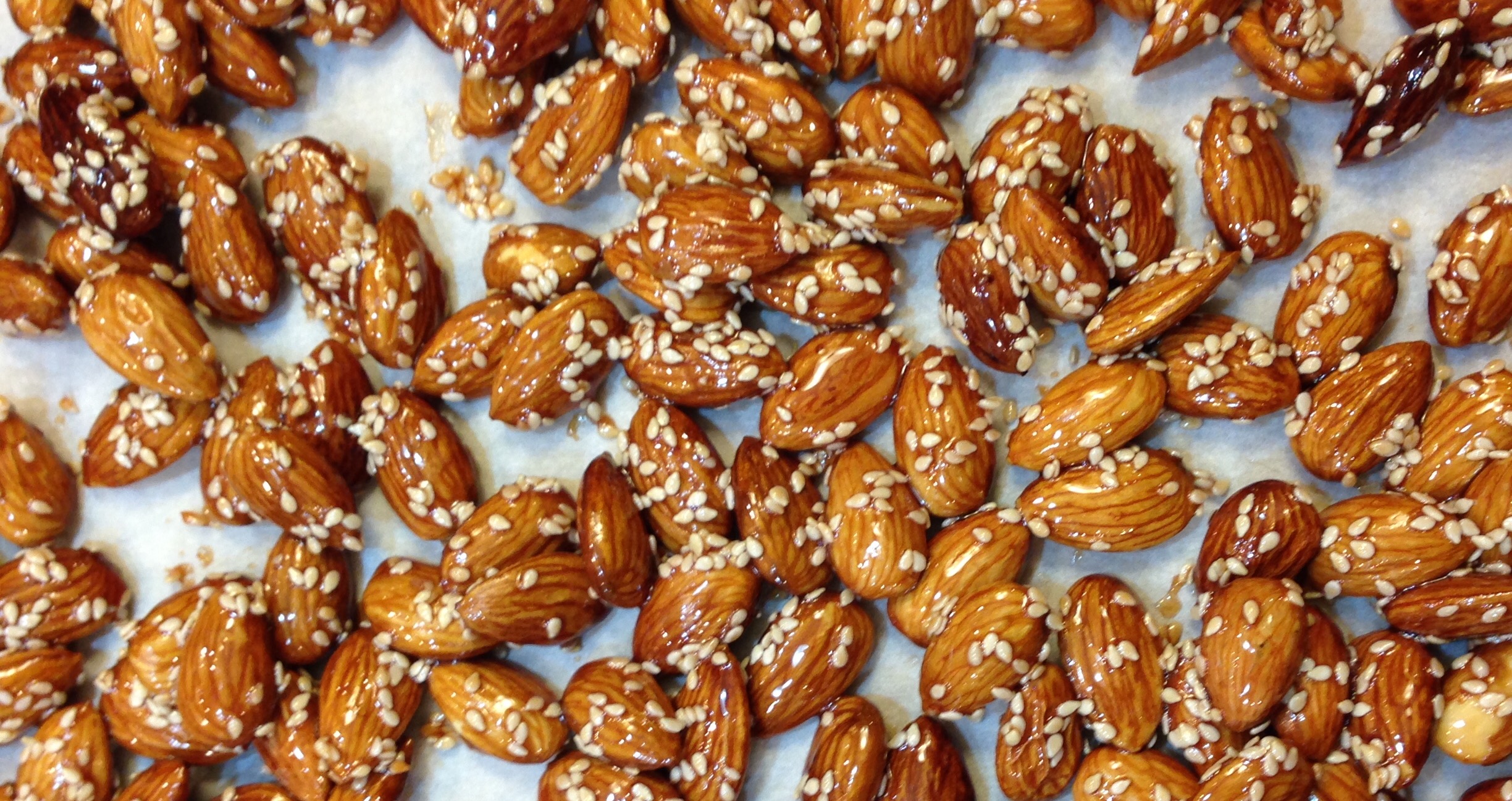 Sesame Honeyed Almonds – Gina Sunderland MSc. RD – Registered Dietitian ...